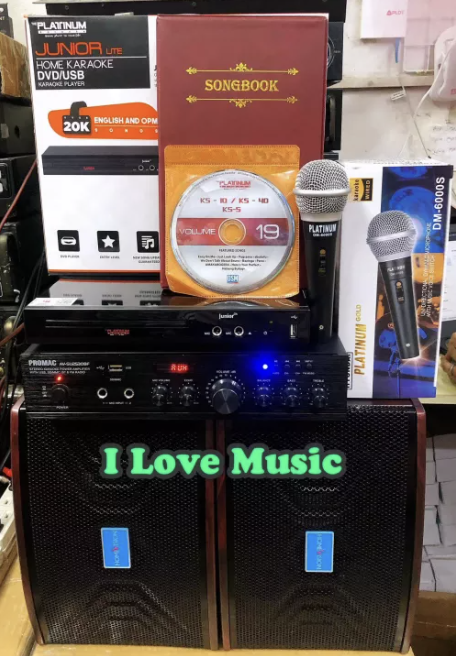 COD The Platinum Karaoke set KS-5 16,000++ Videoke Player & Homevision ...