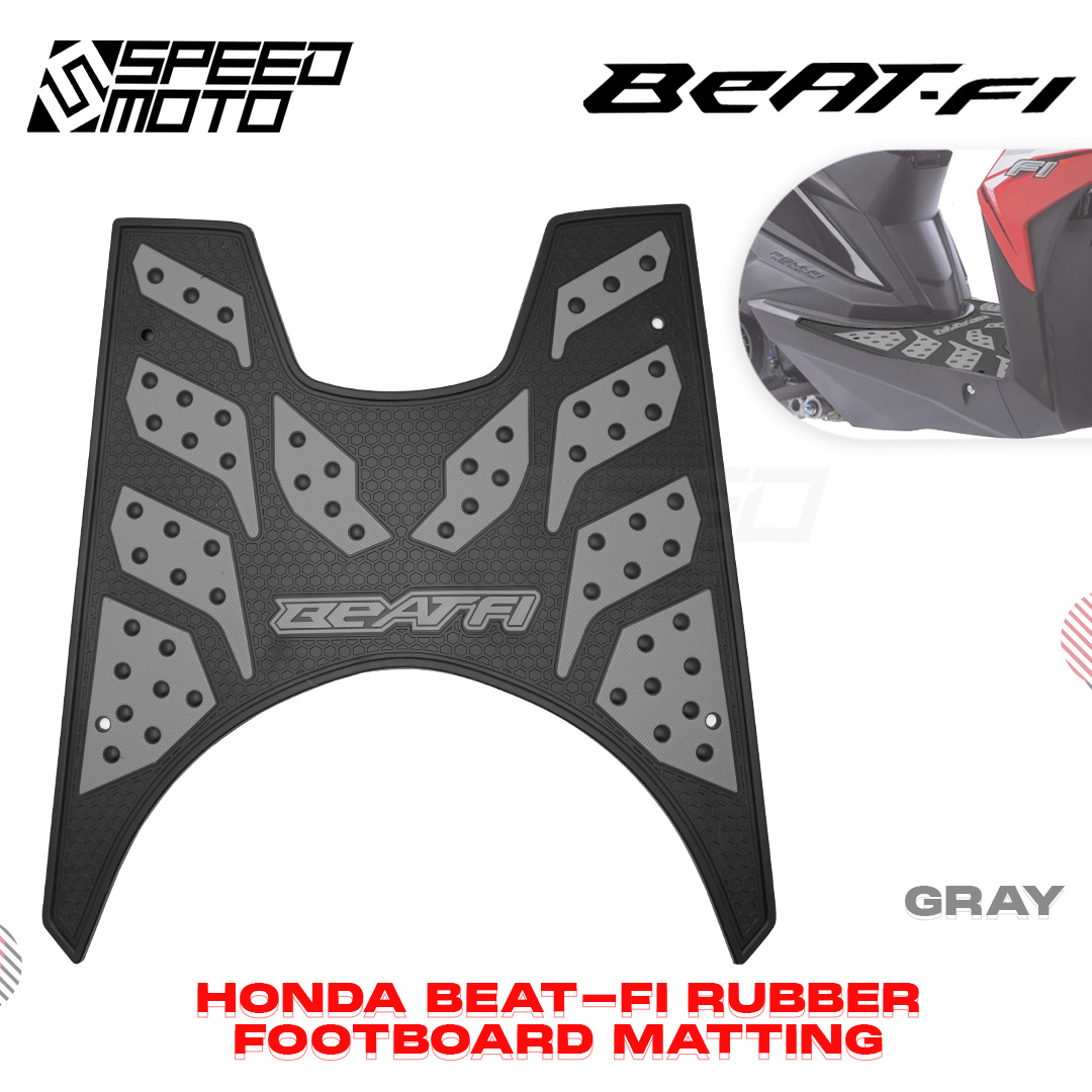 HONDA BEAT FI V1 FOOTBOARD RUBBER MATTING WITH BOLTS FOR BEAT FI V1 ...