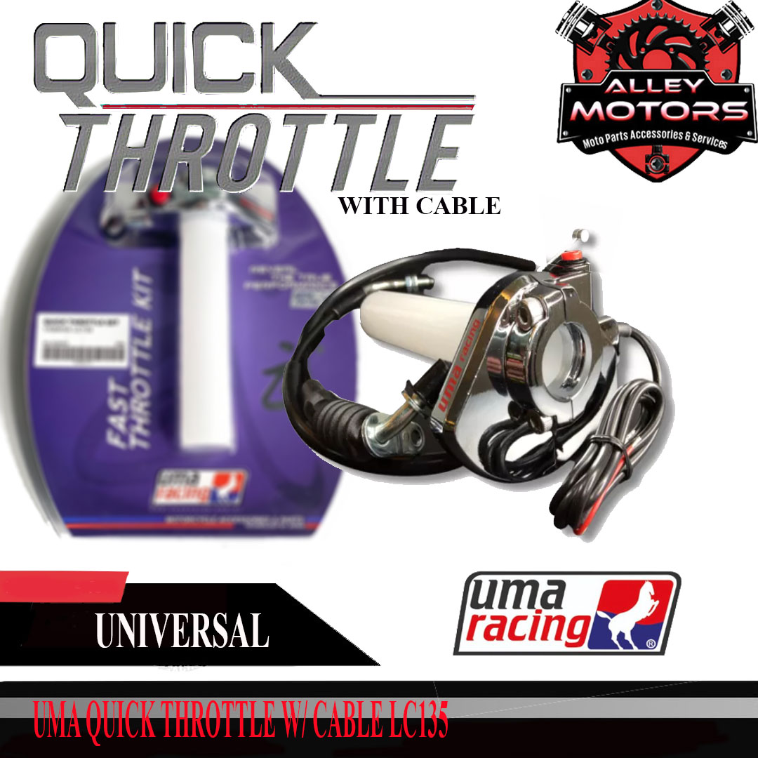 UMA QUICK THROTTLE W/ CABLE LC135 By Alley Motors | Lazada PH