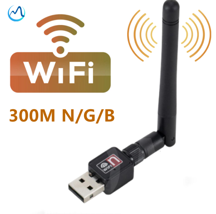 USB WiFi Adapter 600Mbps Wireless Dongle 2.4GHz Network LAN with 2dBi ...