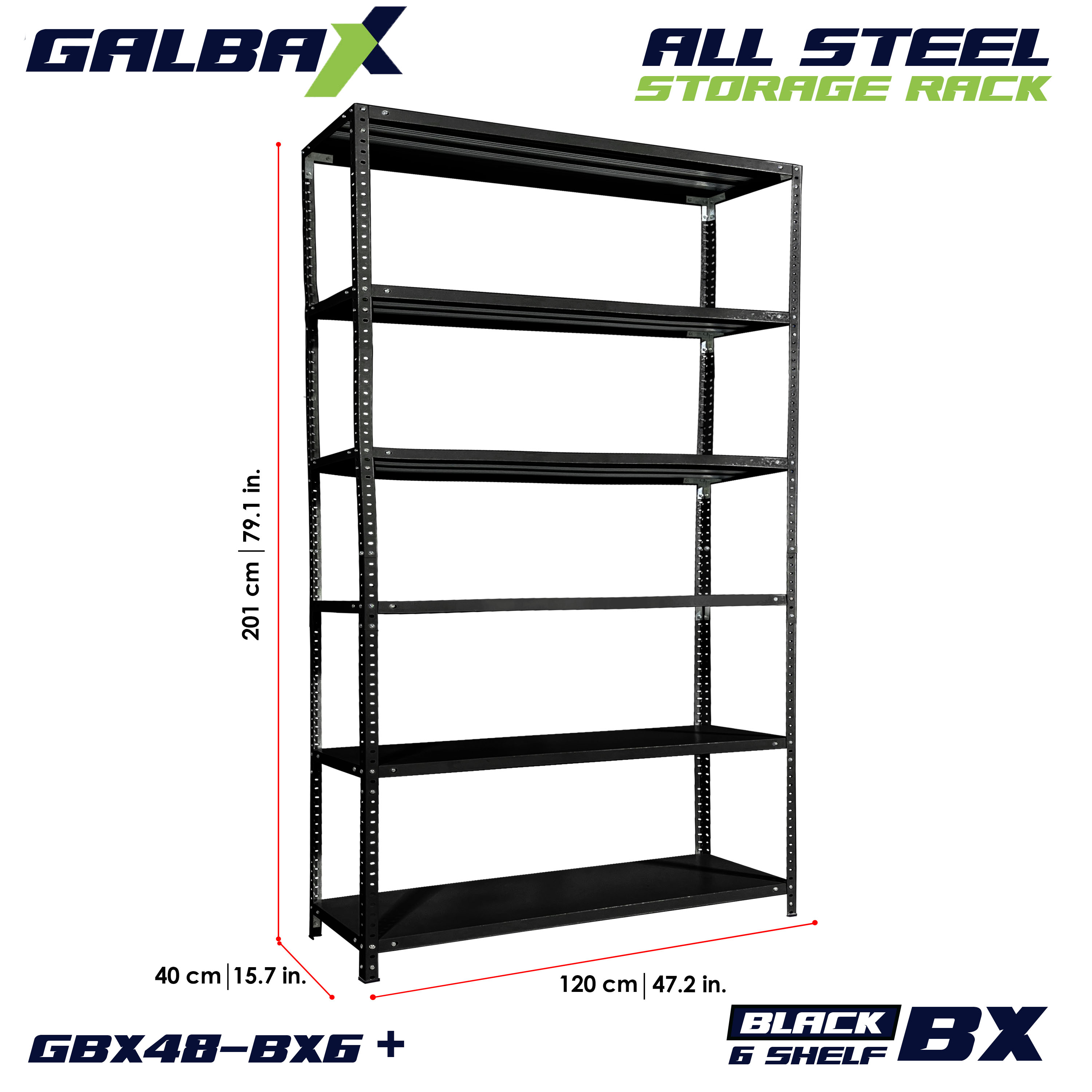 GB All-Metal Storage Shelves 3, 4 and 5 Layers Adjustable Steel Rack ...