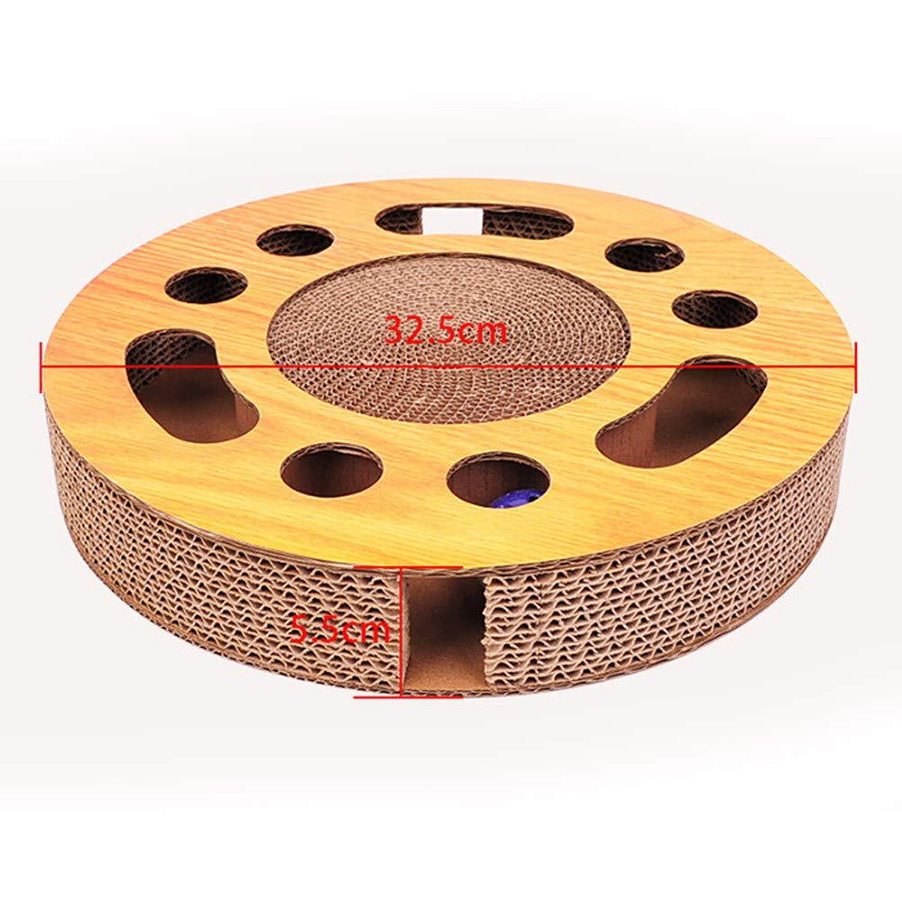 Cat toy Cat Interactive pet products Turntable Circular Scratch Board ...
