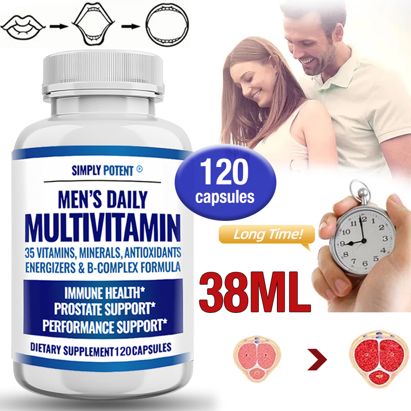 Men's Daily Multivitamin, 35 Vitamins with Minerals & Antioxidants for ...
