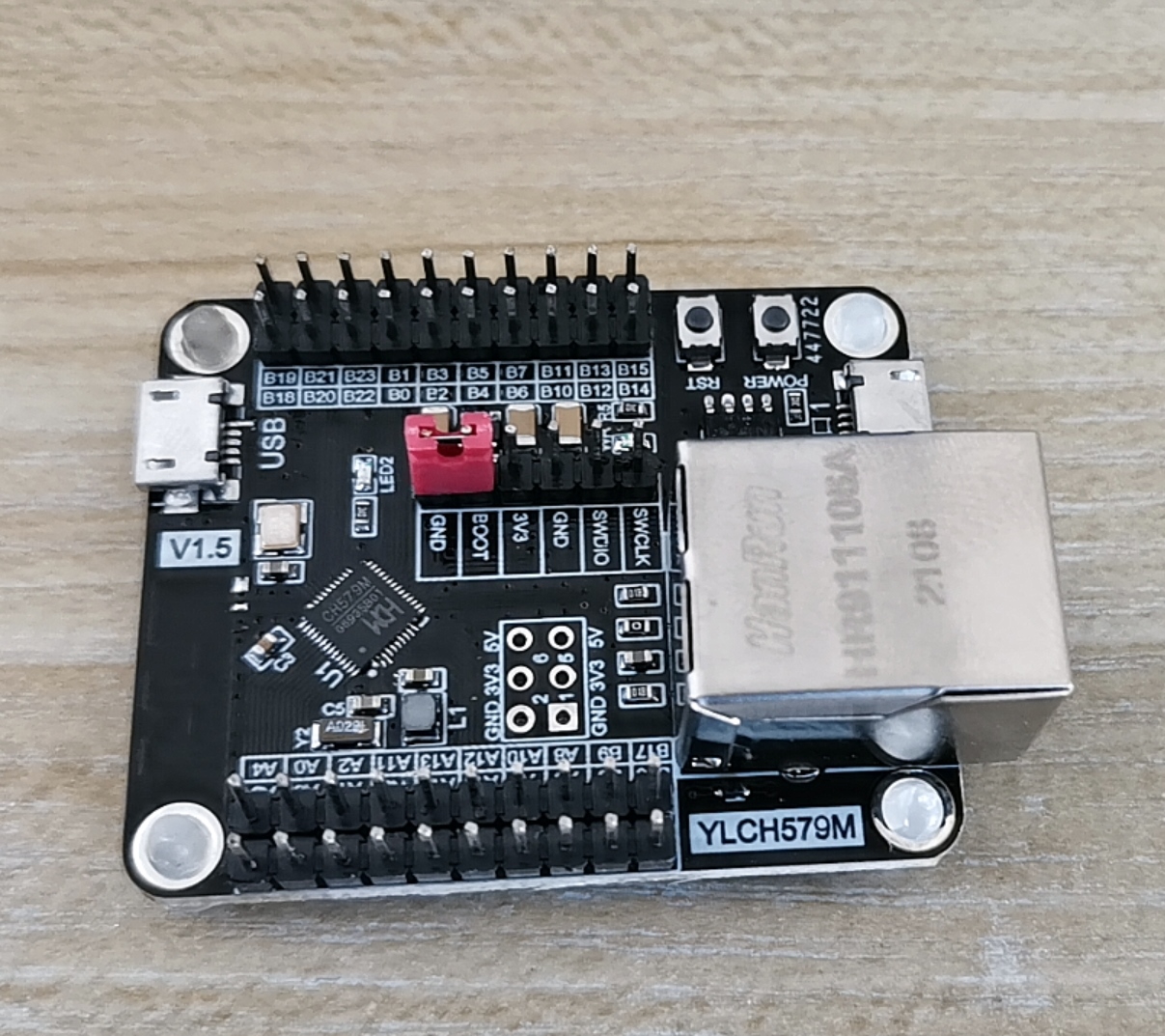 CH579M a serial port turn Ethernet development board instead of STM32 instead of DTU bluetooth ...