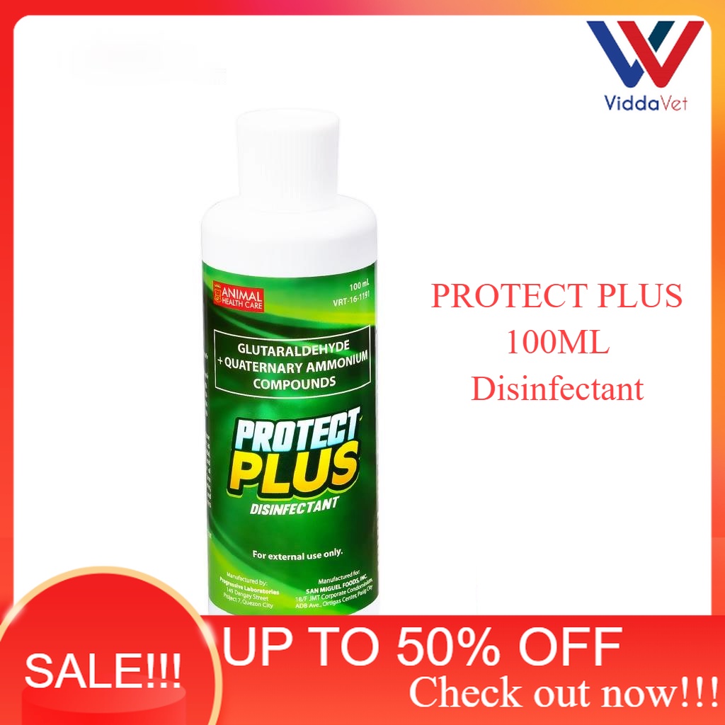 1 bottle Protect Plus Disinfectant 100ml for barns , housing , eqpt ...