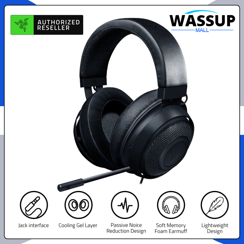 WASSUP Original Razer Kraken Pro V2 Over Ear Gaming Headset With Mic ...