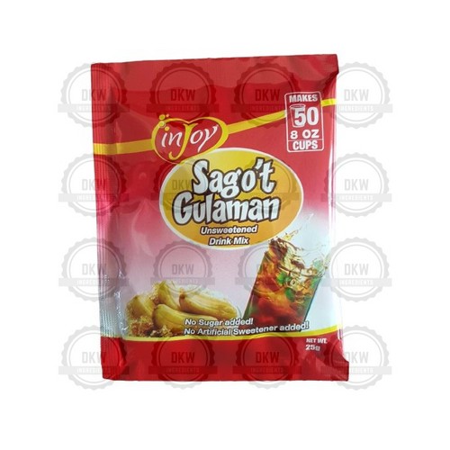 Injoy Palamig Unsweetened Sago't Gulaman 25g / Injoy 10x Intense Sugar ...