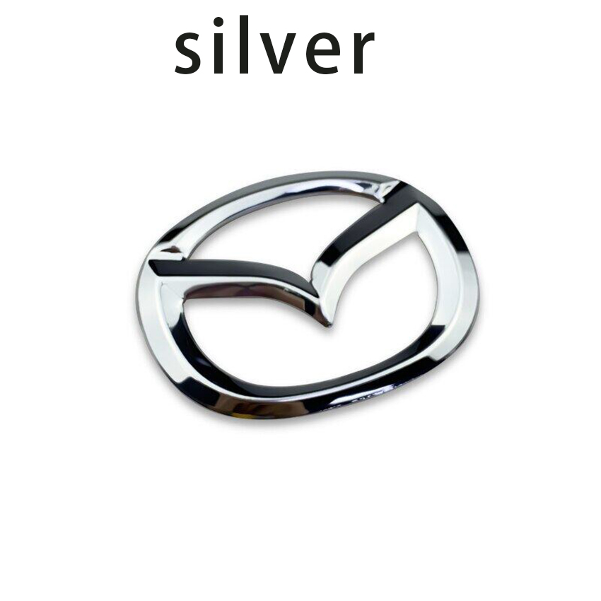 Stainless Mazda Emblem Logo Sticker For Steering Wheel fit Mazda 2 ...