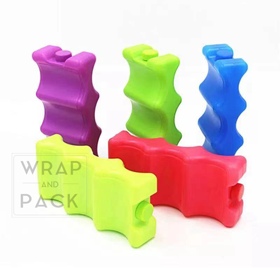 600ML Reusable Ice Gel Brick | Ice Gel Block | Blue gel ice pack for ...