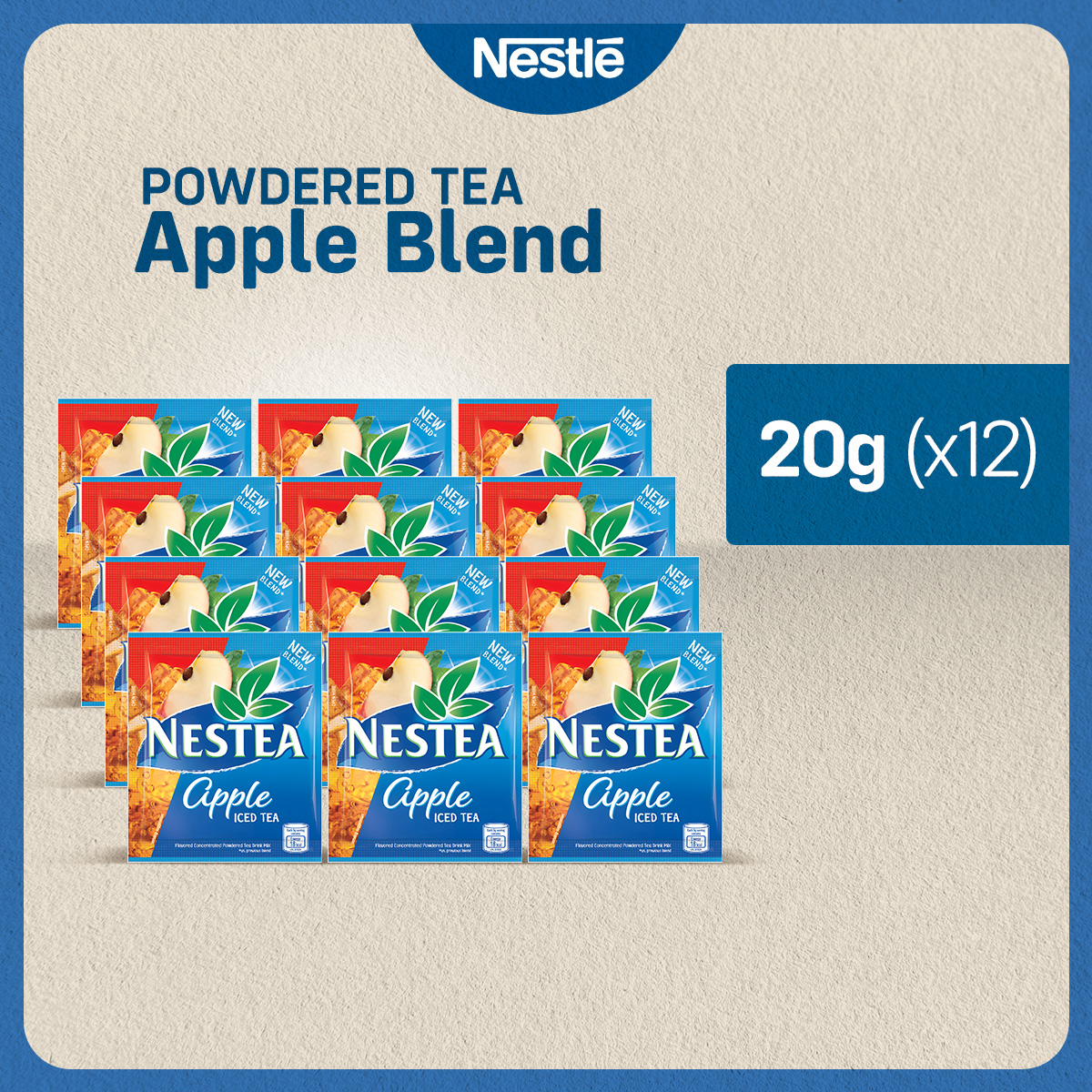 NESTEA Apple Blend Iced Tea 20g - Pack of 12 | Lazada PH