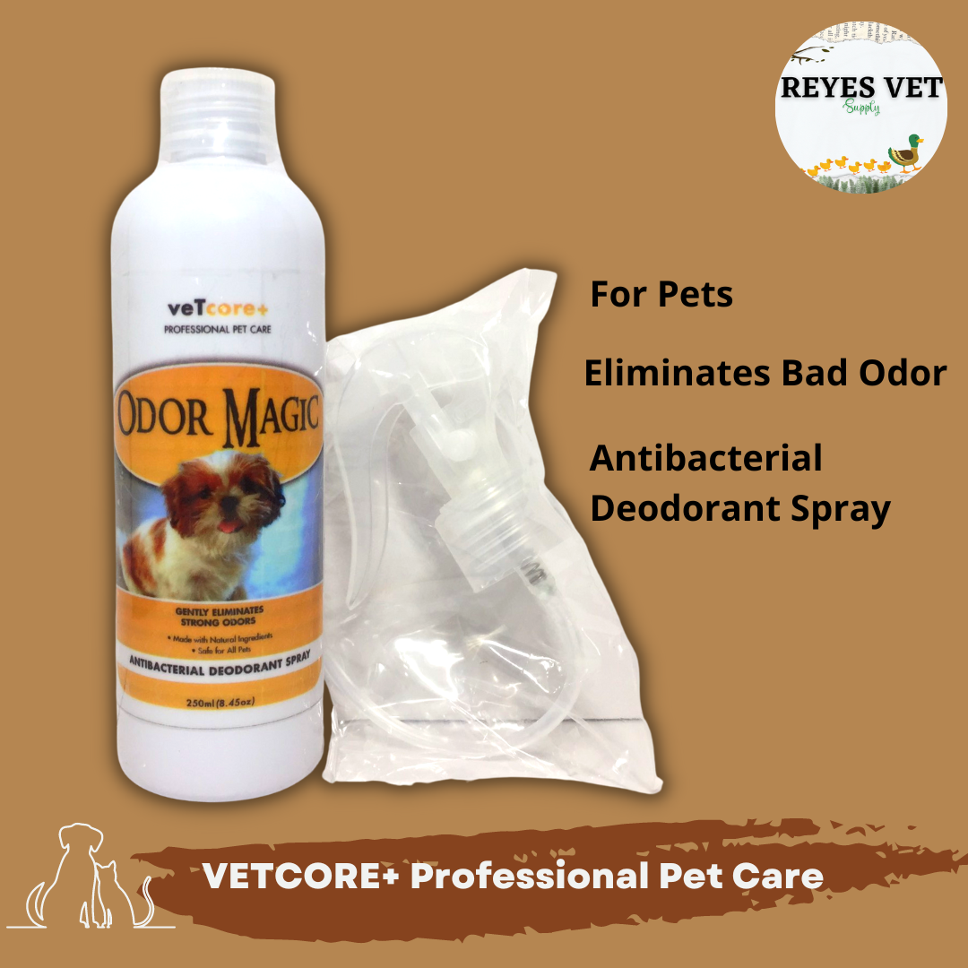VET SUPPORT] 250mL VetCore+ Odor Magic Spray with free spray ...