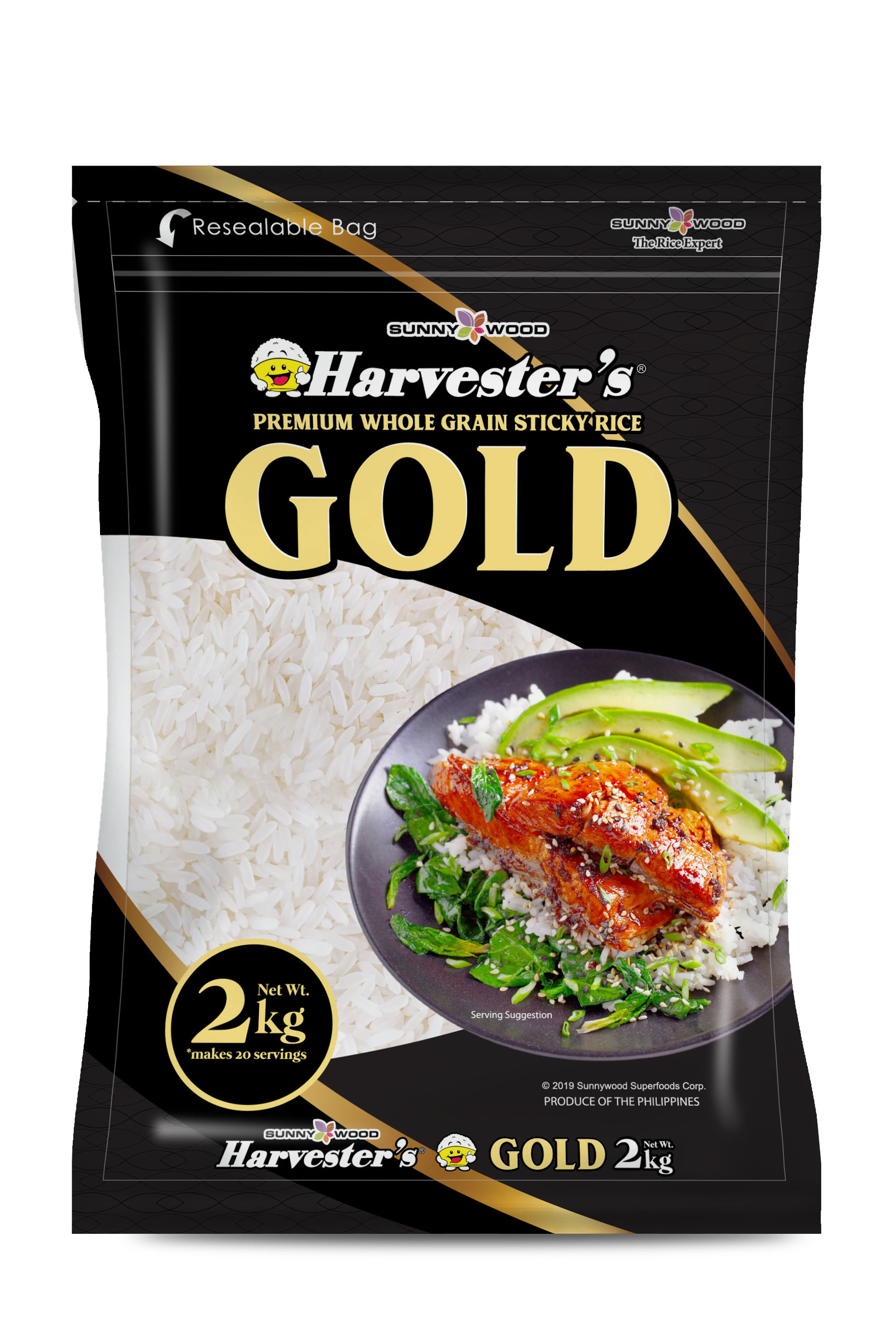 HARVESTERS GOLD PREMIUM WHITE RICE 2KG | Lazada PH