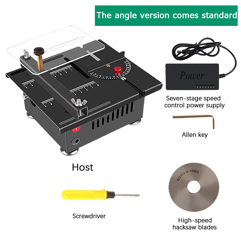 on hand！Table Saw Mini Desktop Electric Saw Cutter Speed Angle ...