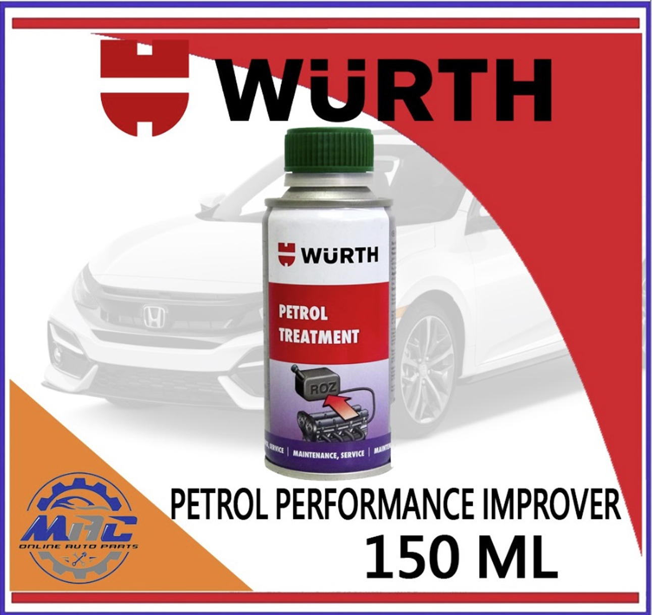 Wurth Petrol Injector Cleaner Performance Improver Petrol Treatment ...