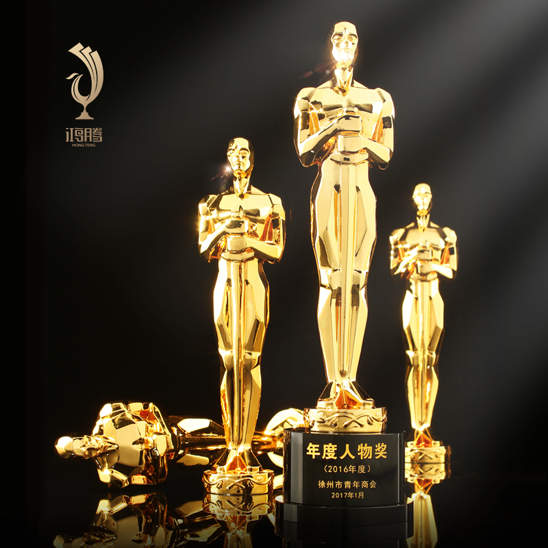 Oscar trophy custom crystal custom company annual meeting outstanding ...