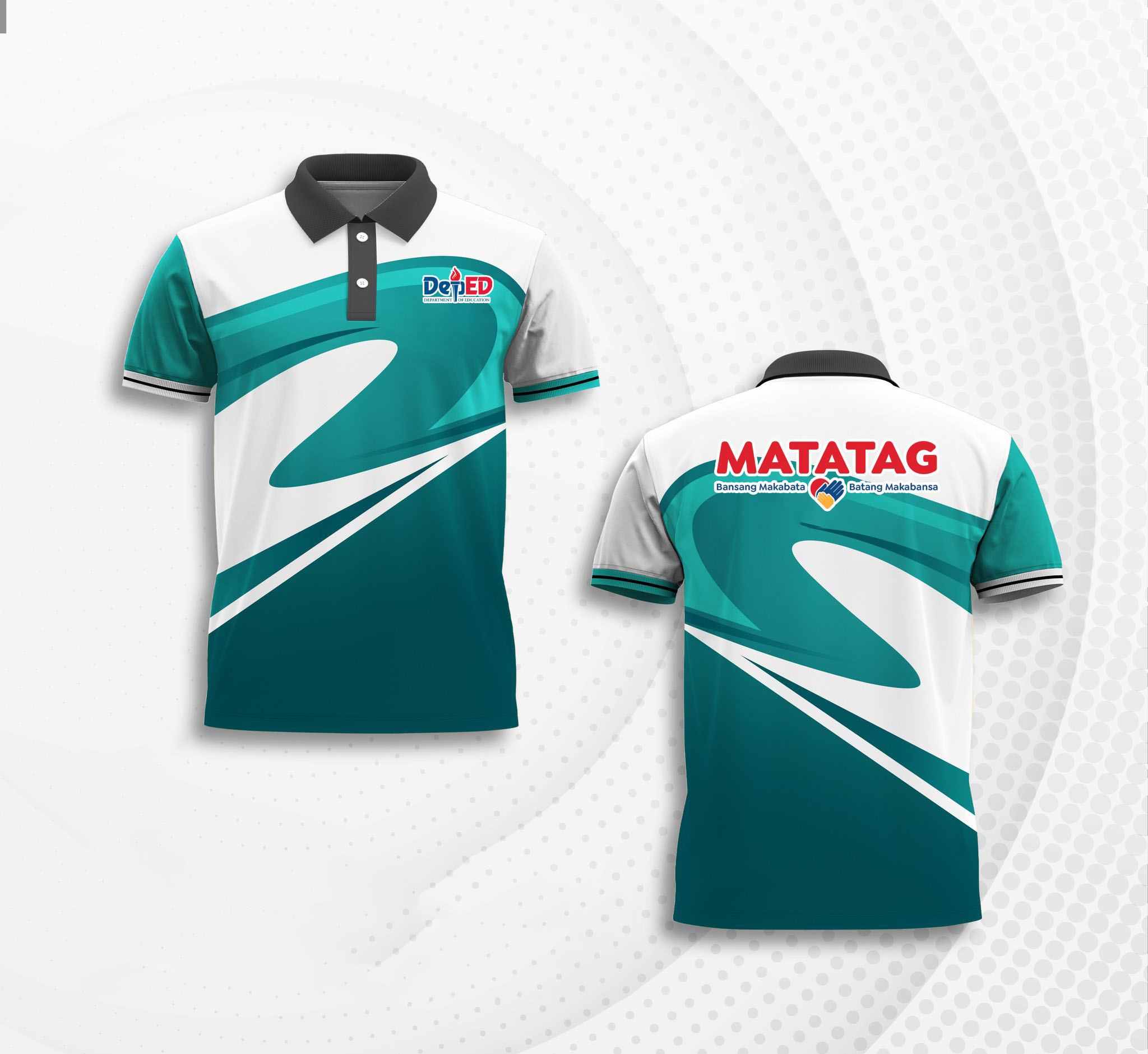 Deped Polo Shirt Matatag Polo Shirt Badge Teacher Day Wear Matatag ...