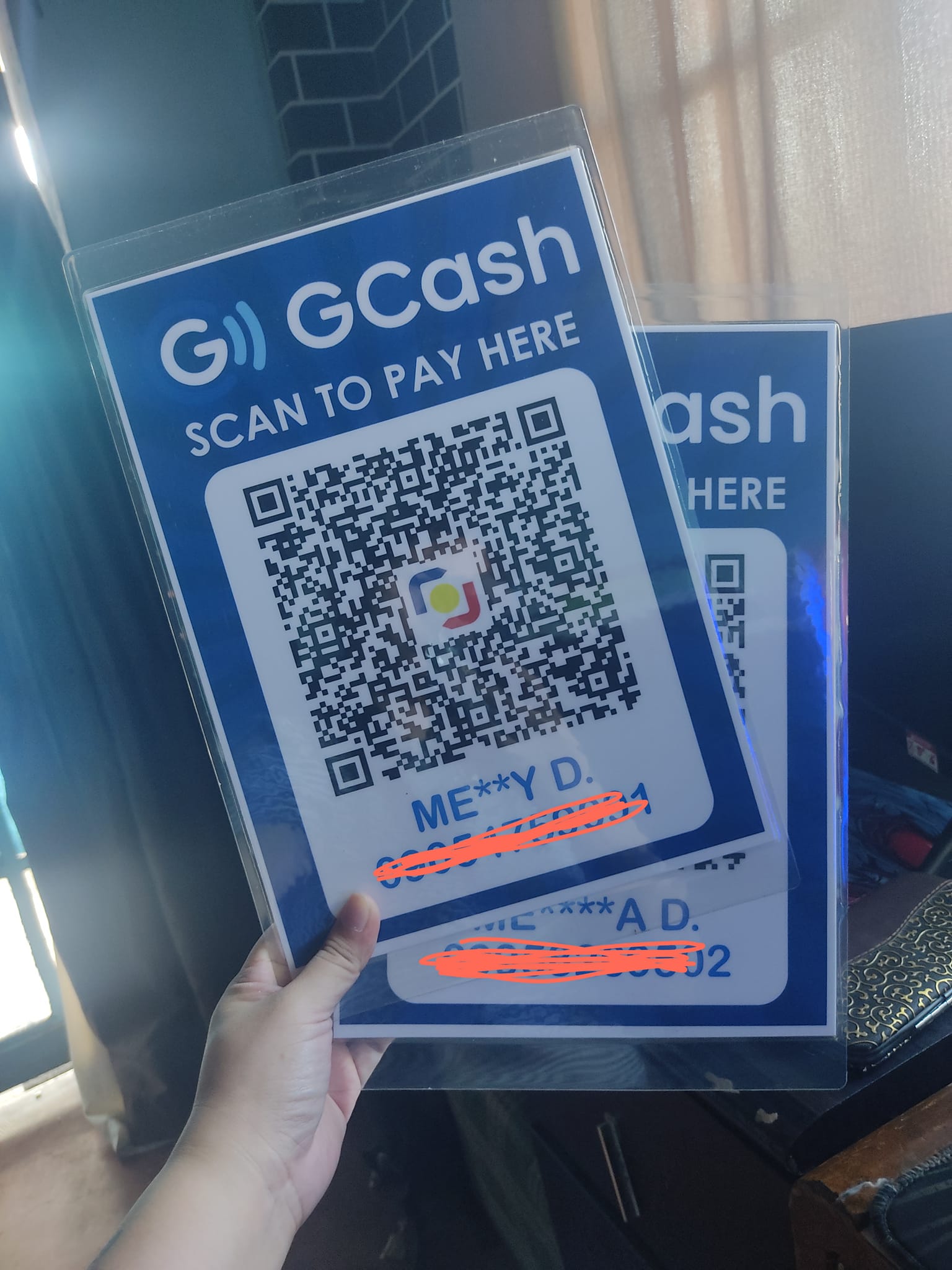 GCash QR Code Hard Laminated Signage | Lazada PH
