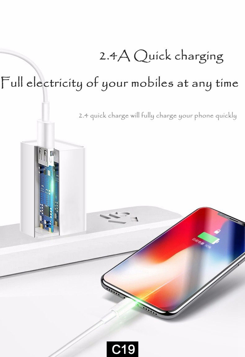 UPL C19 ultimate universal adapter fast quick charger 2.4A | Lazada PH