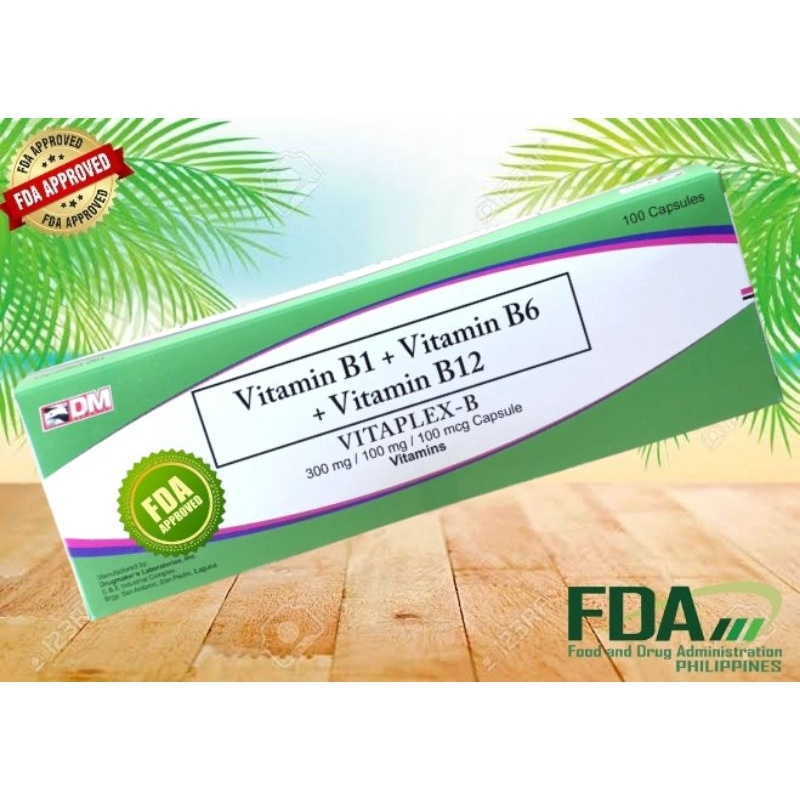 VITAPLEX - B (Vitamin B-Complex) 10pcs Capsules | Lazada PH