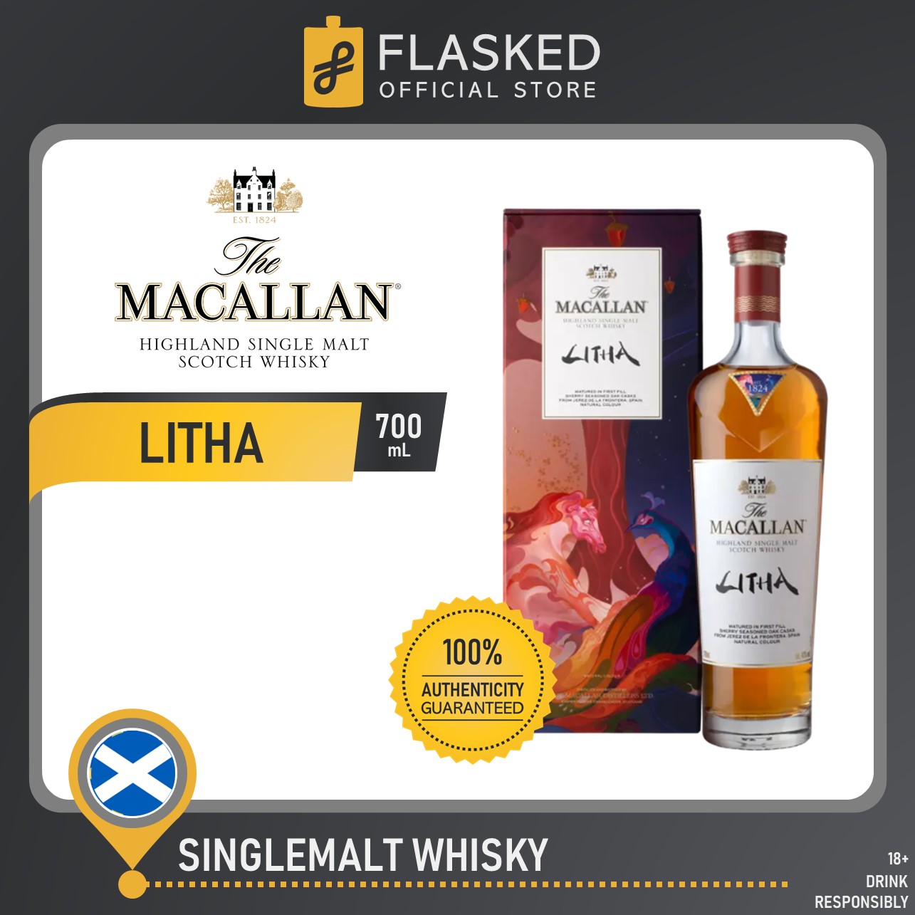 The Macallan Litha Single Malt Scotch Whisky 700mL | Lazada PH