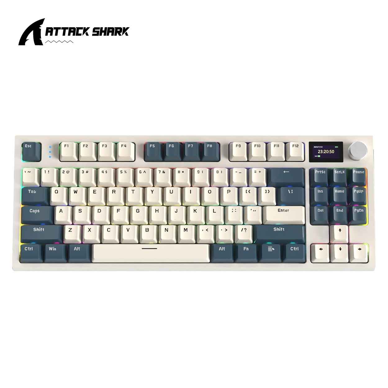 Attack Shark K86 75% Mechanical Keyboard Tri-Mode Wireless Hot ...