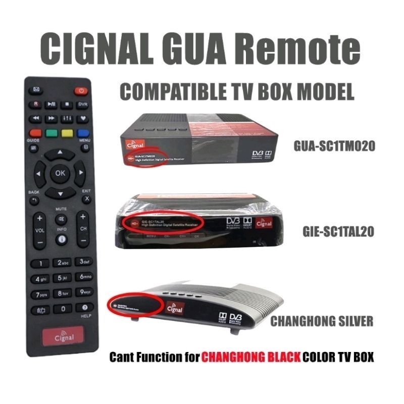 Cignal Original remote 10 pcs. | Lazada PH