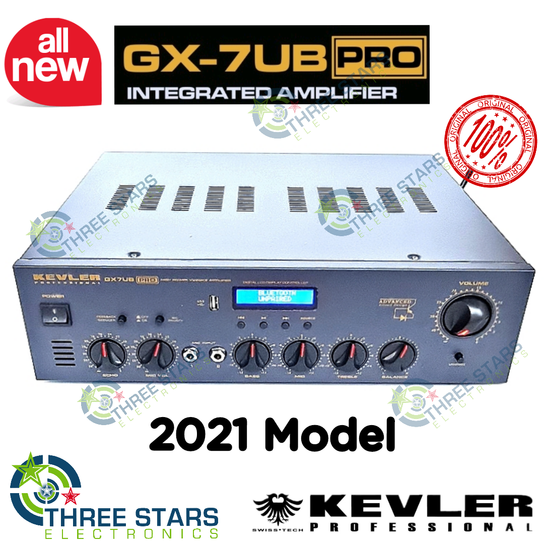 All New 2021 Kevler Professional GX-7UB PRO GX7UB 800W x 2 Amplifier with Bluetooth USB and ...