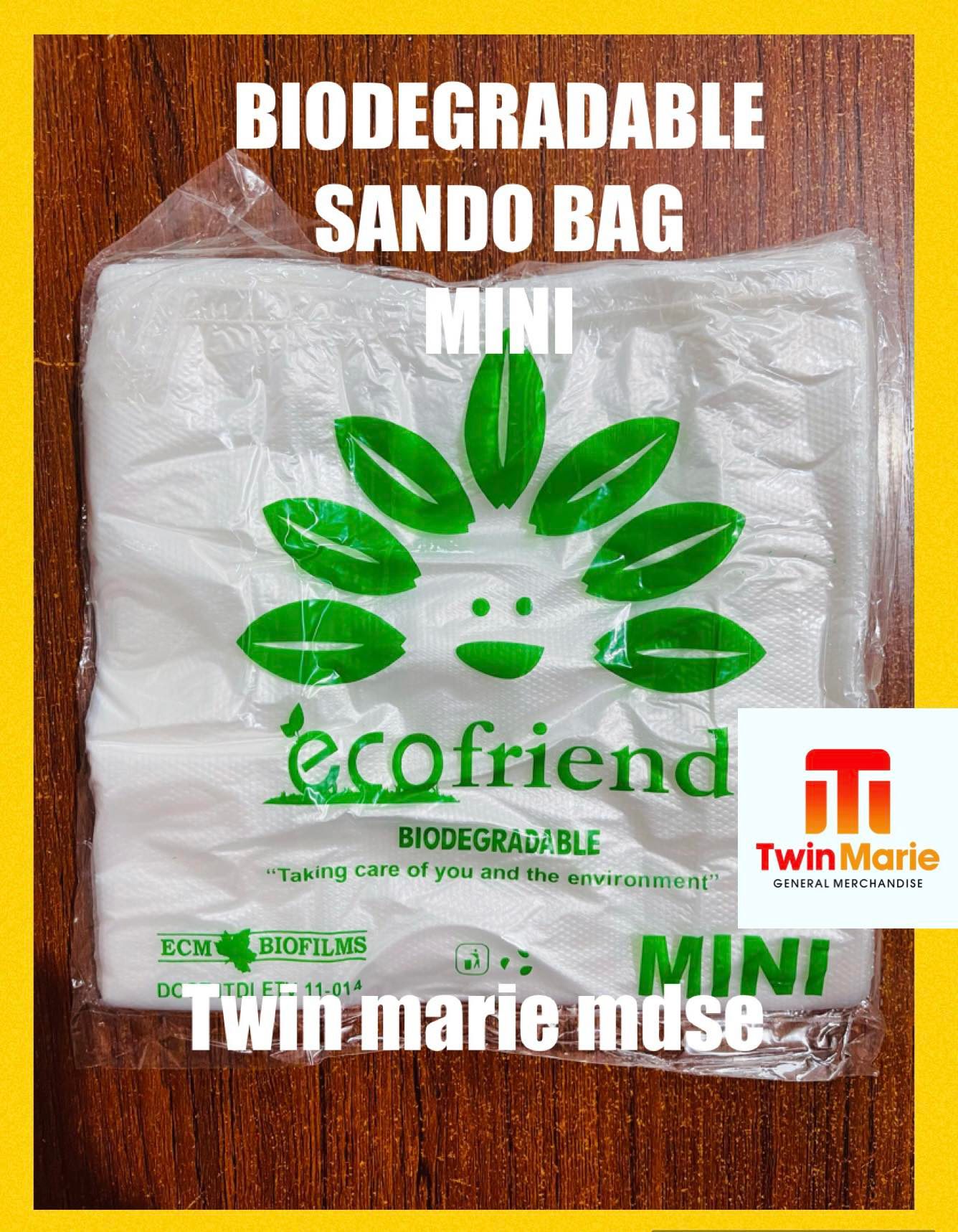 BIODEGRADABLE SANDO BAG ECO FRIEND mini extra small size app. 45 pieces per pack | Lazada PH