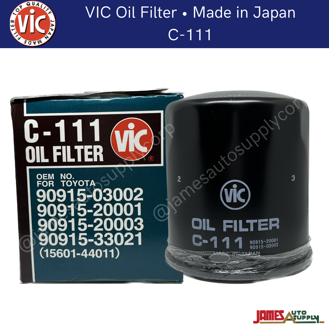 VIC Oil Filter C-111 for Toyota Revo, Camry, Fortuner, Hiace, Hilux ...