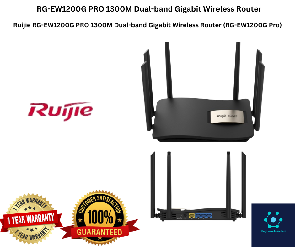 Ruijie RG-EW1200G PRO 1300M Dual-band Gigabit Wireless Router (RG ...