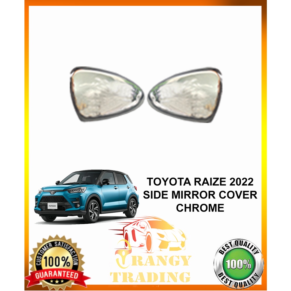 Toyota Raize Avanza 2022 to 2023 Side Mirror Cover MATTE BLACK CHROME ...