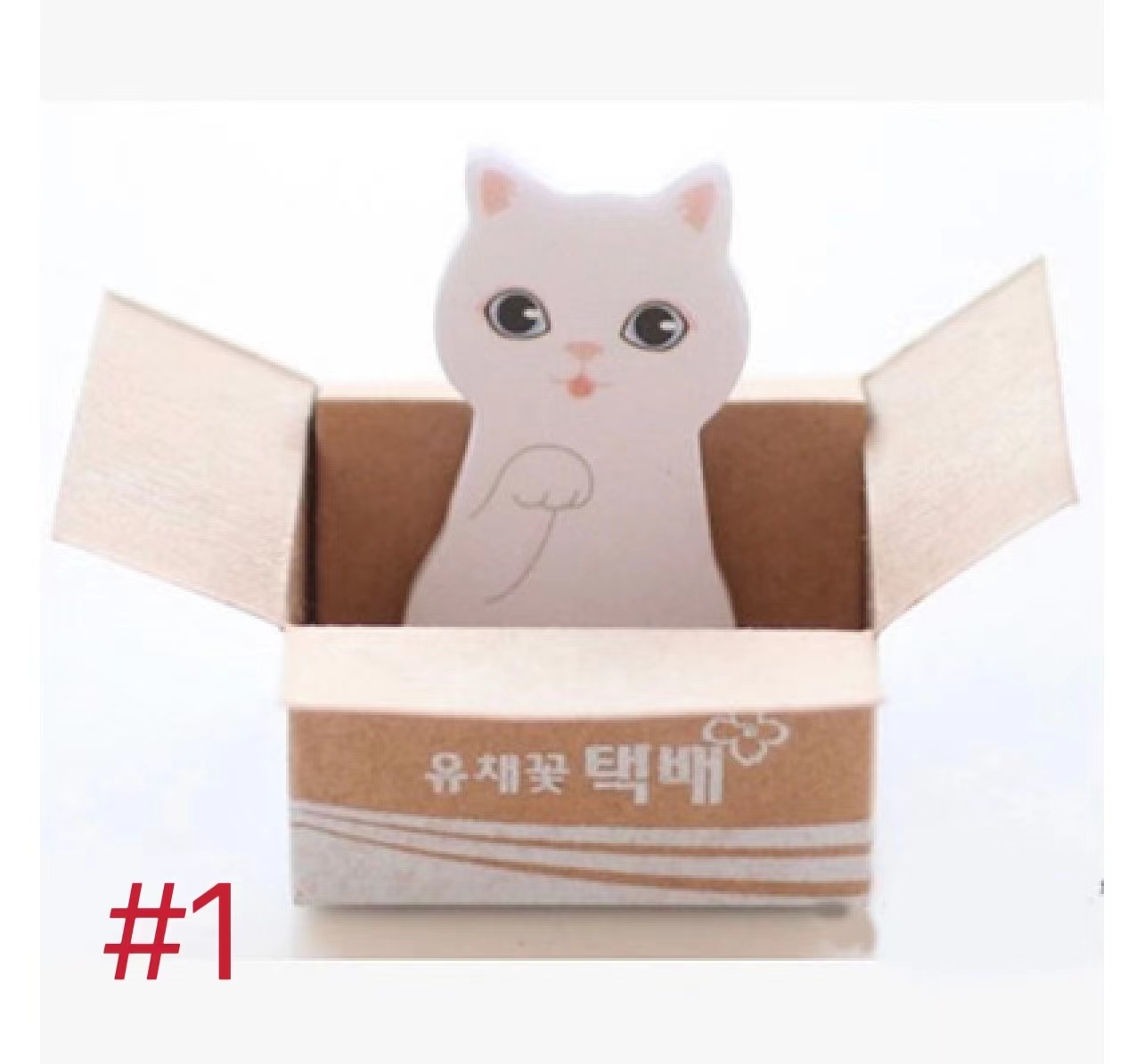 Korean version of Carton cute carton cat, small note pad, sticky note ...