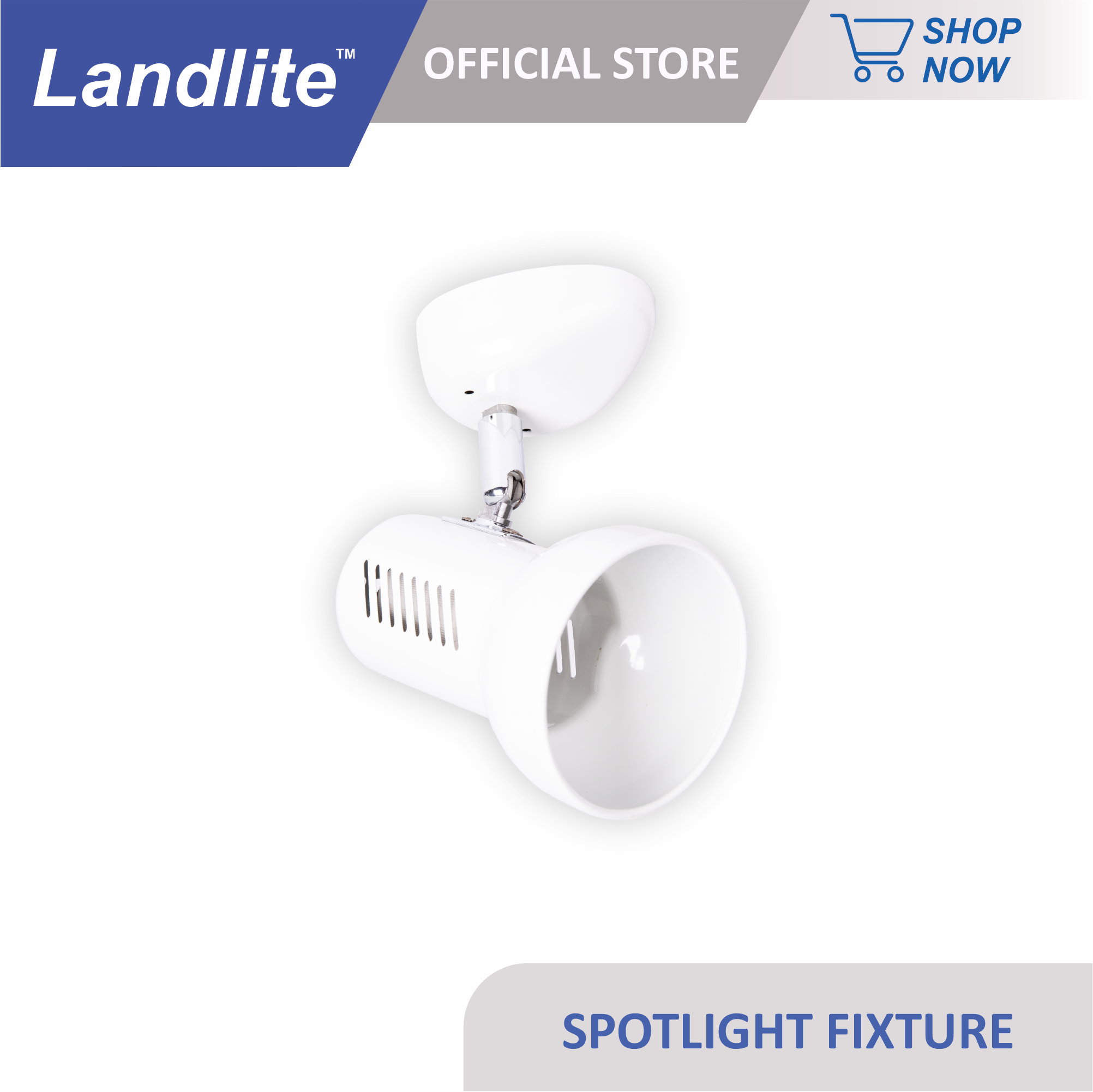 Landlite Spotlight Fixture LL0016 WHT | Lazada PH