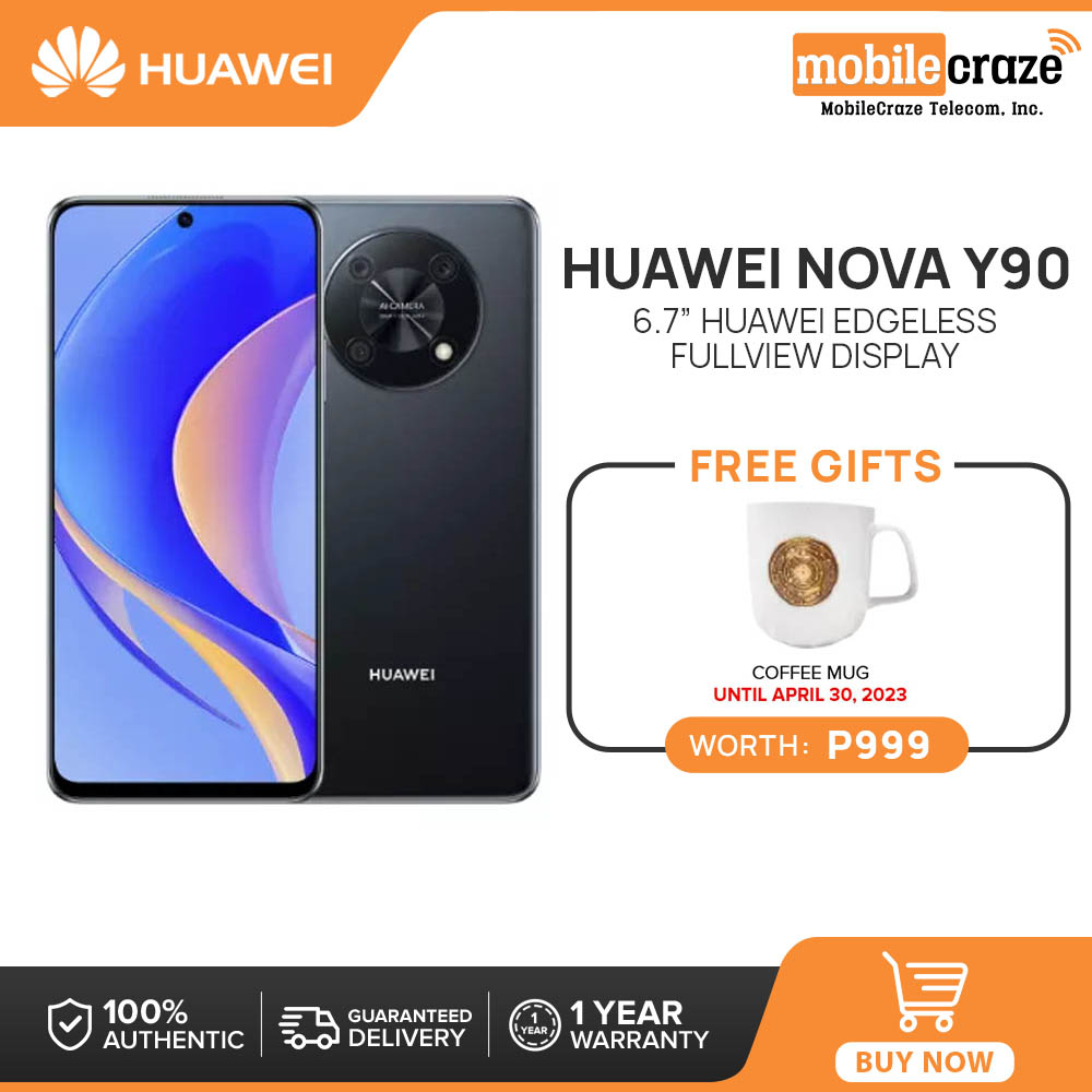 HUAWEI Nova Y90 Smartphone | 8GB RAM+128GB ROM | 6.7“ Edgeless FullView ...