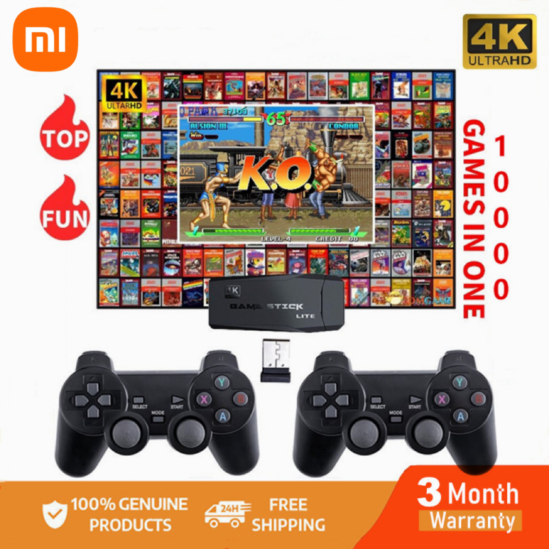Xiaomi 15000+Games 4K Gamestick Console With 2.4G Wireless Double ...