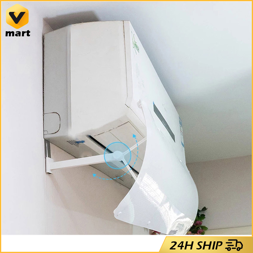 Adjustable Air Conditioner Windshield Wind Deflector AC Washing Cover ...
