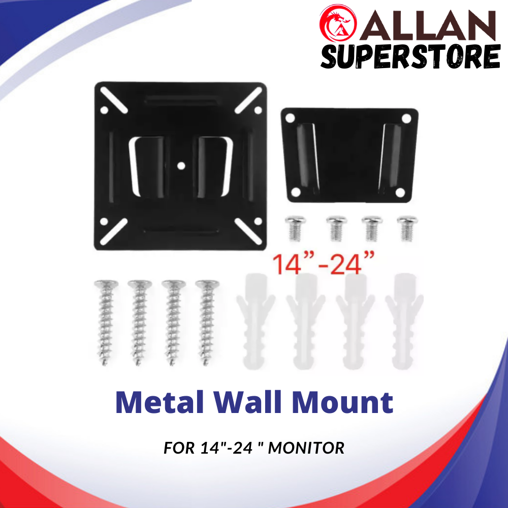 Allan Heavy Duty Wall Mount Bracket / Wallmount for Monitor or TV Mount ...