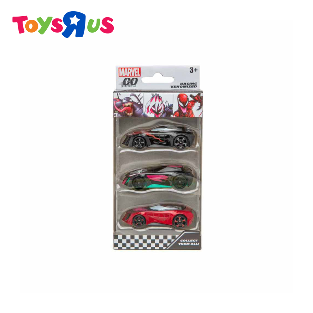 Marvel Go Collection Racing Venomized Multipack 3 Racing Cars (Spider ...