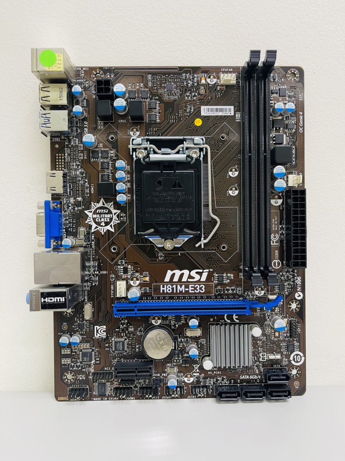 MSI H81M-E33 Desktop 4TH GEN Motherboard H81 Socket LGA 1150 i3 i5 i7 ...