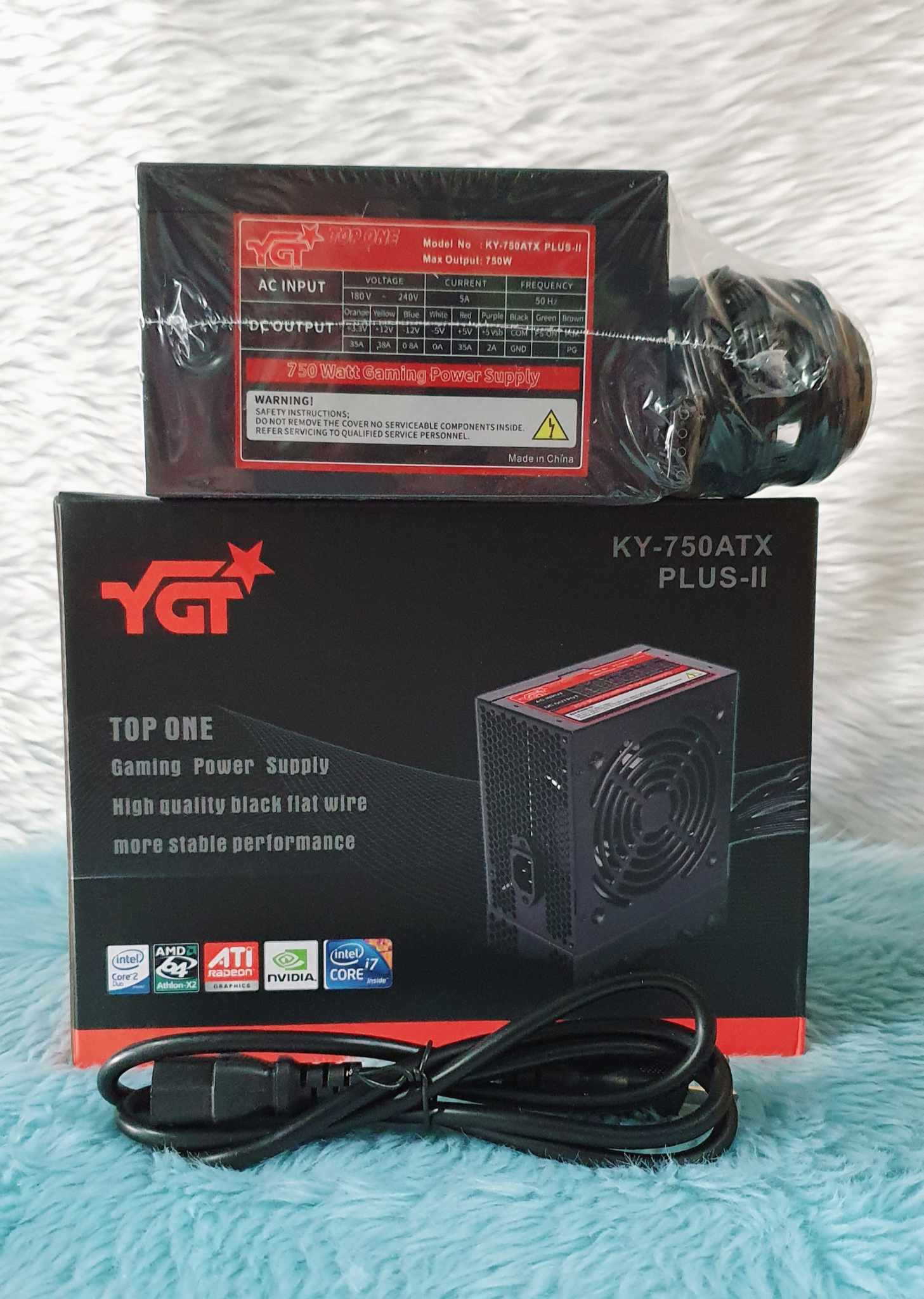 YGT TOP ONE KY-750 ATX PLUS II GAMING POWER SUPPLY | Lazada PH