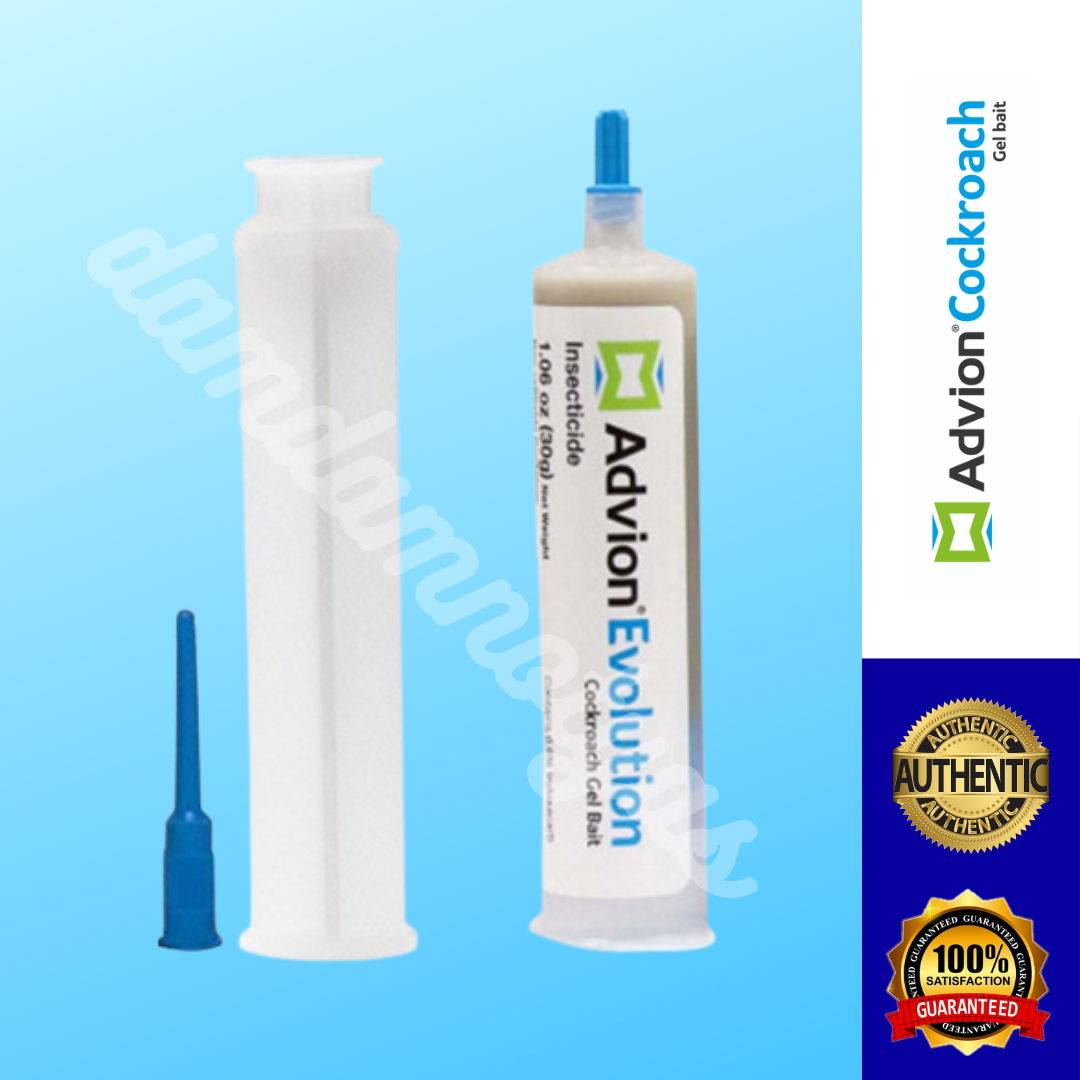 ADVION SYNGENTA COCKROACH GEL BAIT 30g POWERFULL ROACH KILLER SET WITH PLUNGER IMPORTED FROM USA ...