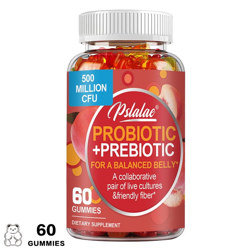 Pslalae PROBIOTIC +PREBIOTIC Gummies, para sa Digestive Function at ...