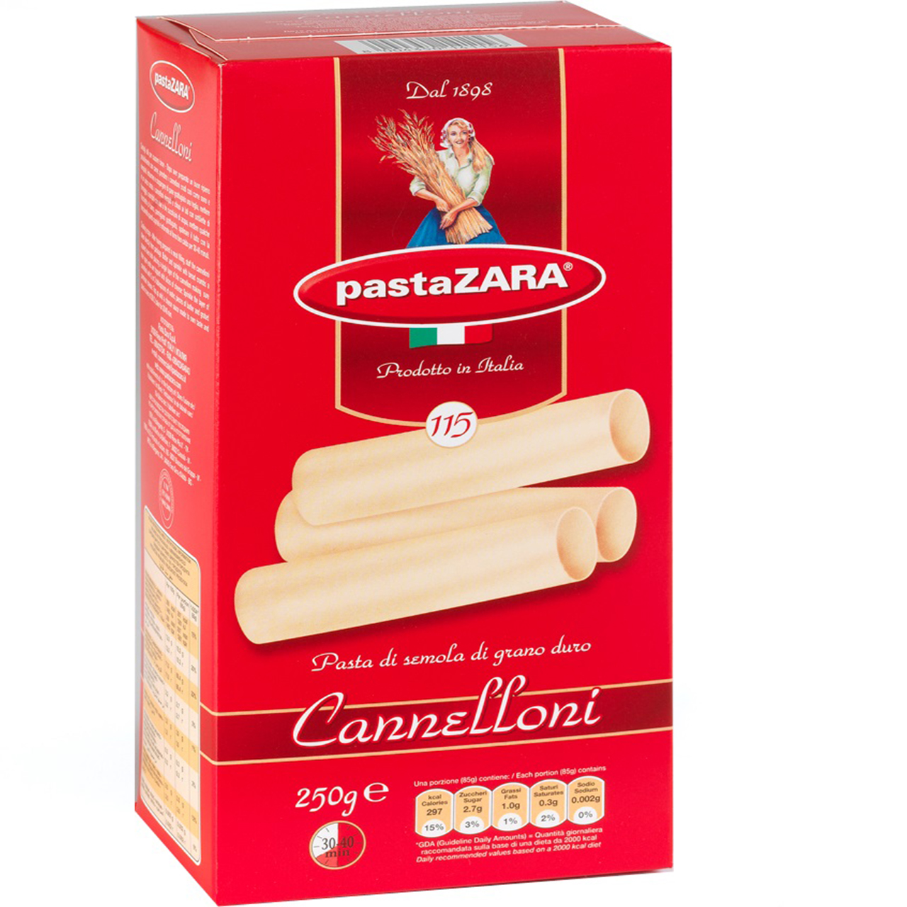 Pasta Zara Cannelloni 250g | Lazada PH