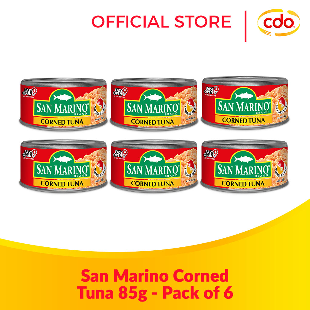 SAN MARINO Corned Tuna 85g - Pack of 6 | Lazada PH