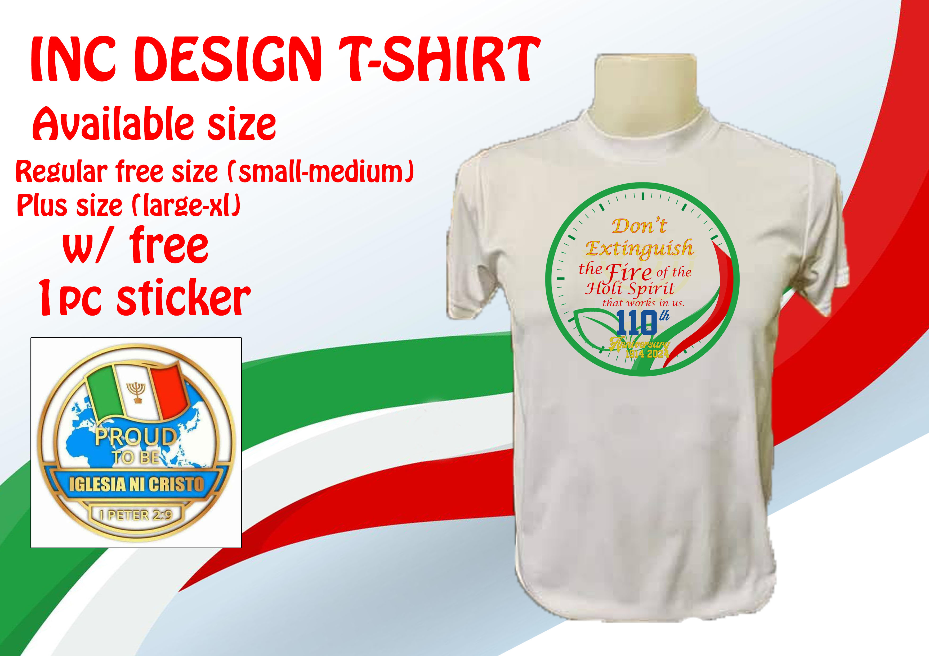 INC 110 aniversary t-shirts | Lazada PH