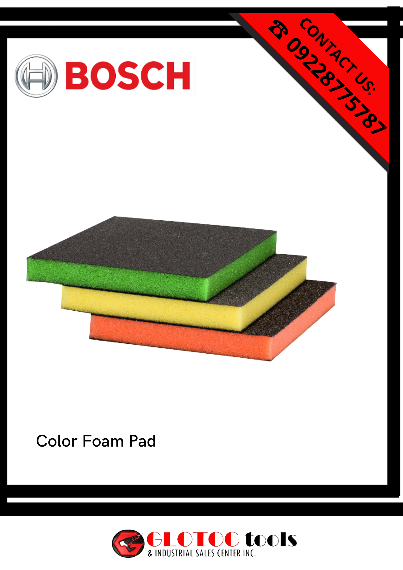 BOSCH Color Foam Pad | Lazada PH