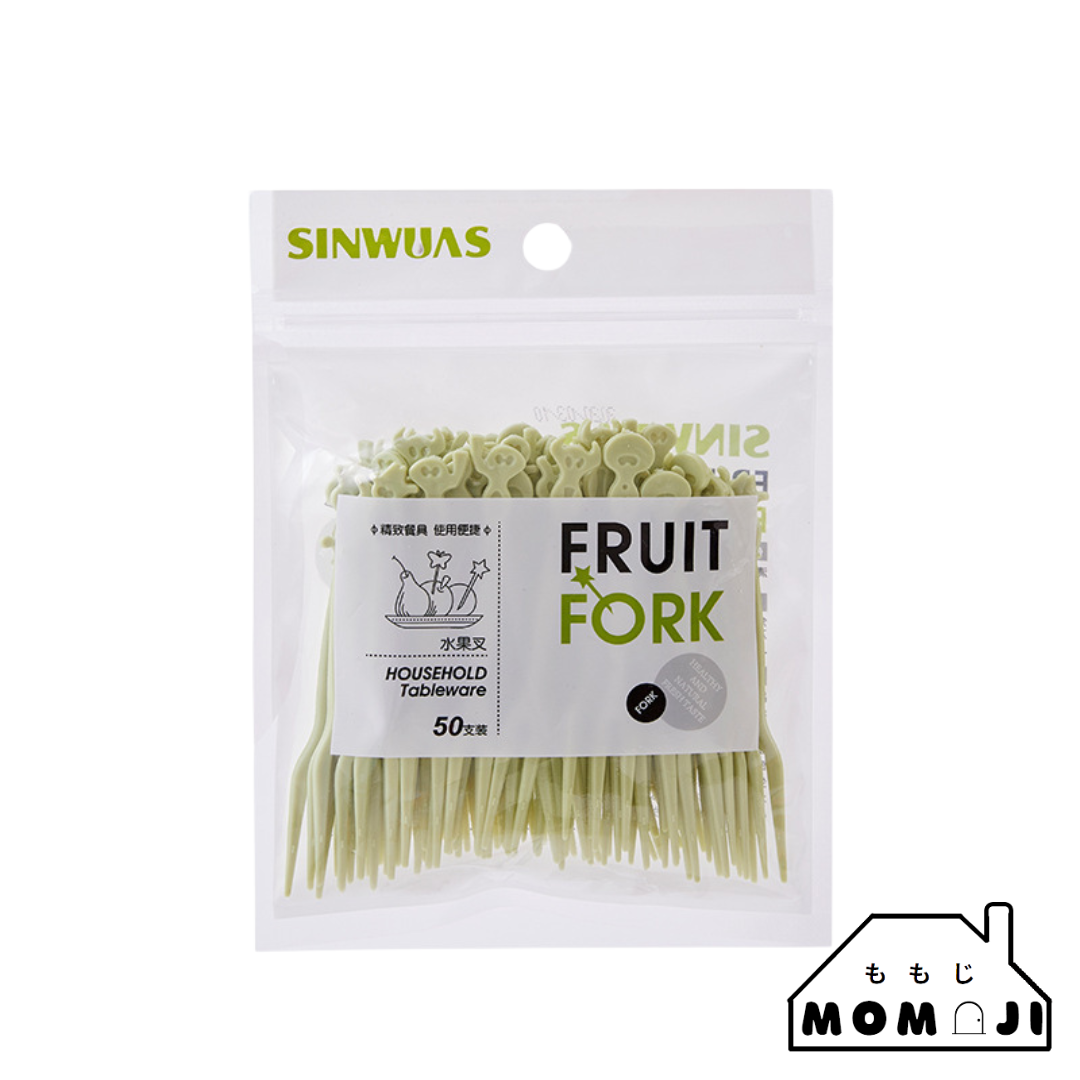 Kitchen Dessert Utensil Disposable Fruit Fork toothpick 50pcs per Bag ...