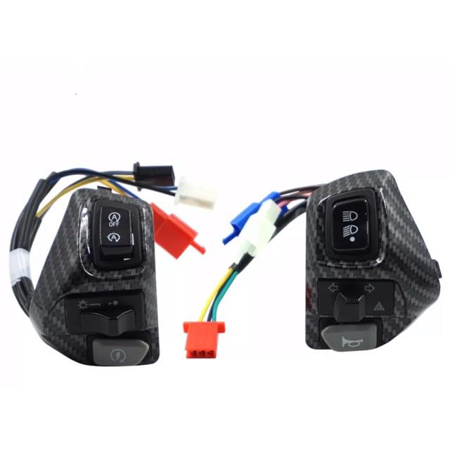 Domino Handle Switch With Hazard Light Switch For Aerox MIO Left+Right ...