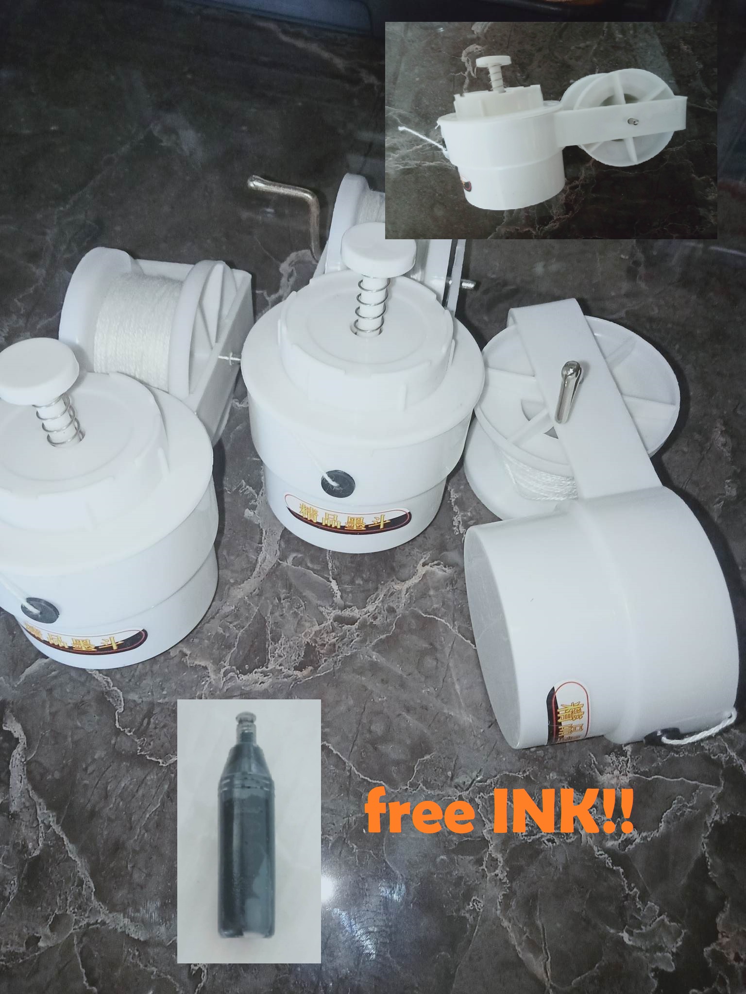 Plumb Bob ink Line Reel Pitik with free INK | Lazada PH