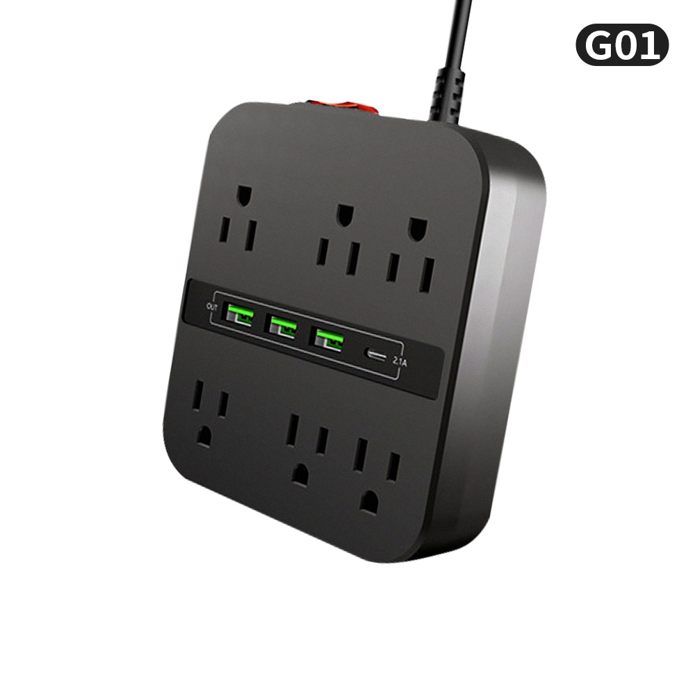 Explosive models US Plug 3000W Power Strip with USB Ports Jacks Surge ...